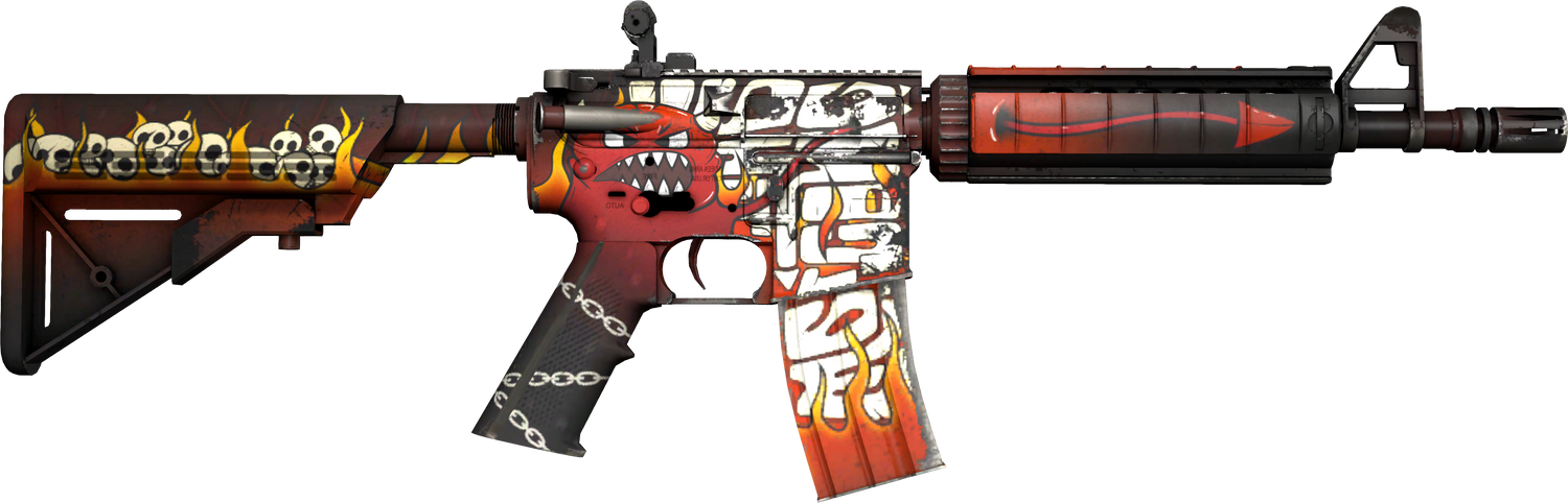 M4A4 | Hellfire - CSGOSKINS.GG