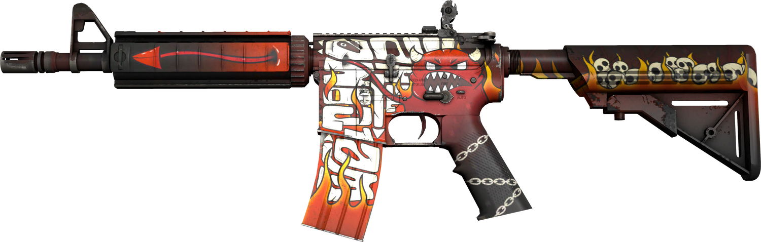 M4A4 | Hellfire - CSGOSKINS.GG