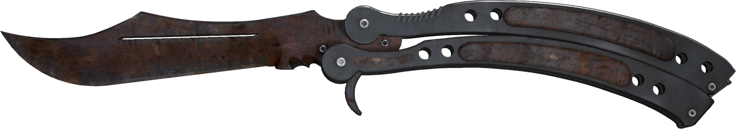 Butterfly Knife | Rust Coat - CSGOSKINS.GG