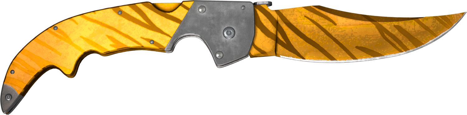 Falchion Knife | Tiger Tooth - CSGOSKINS.GG